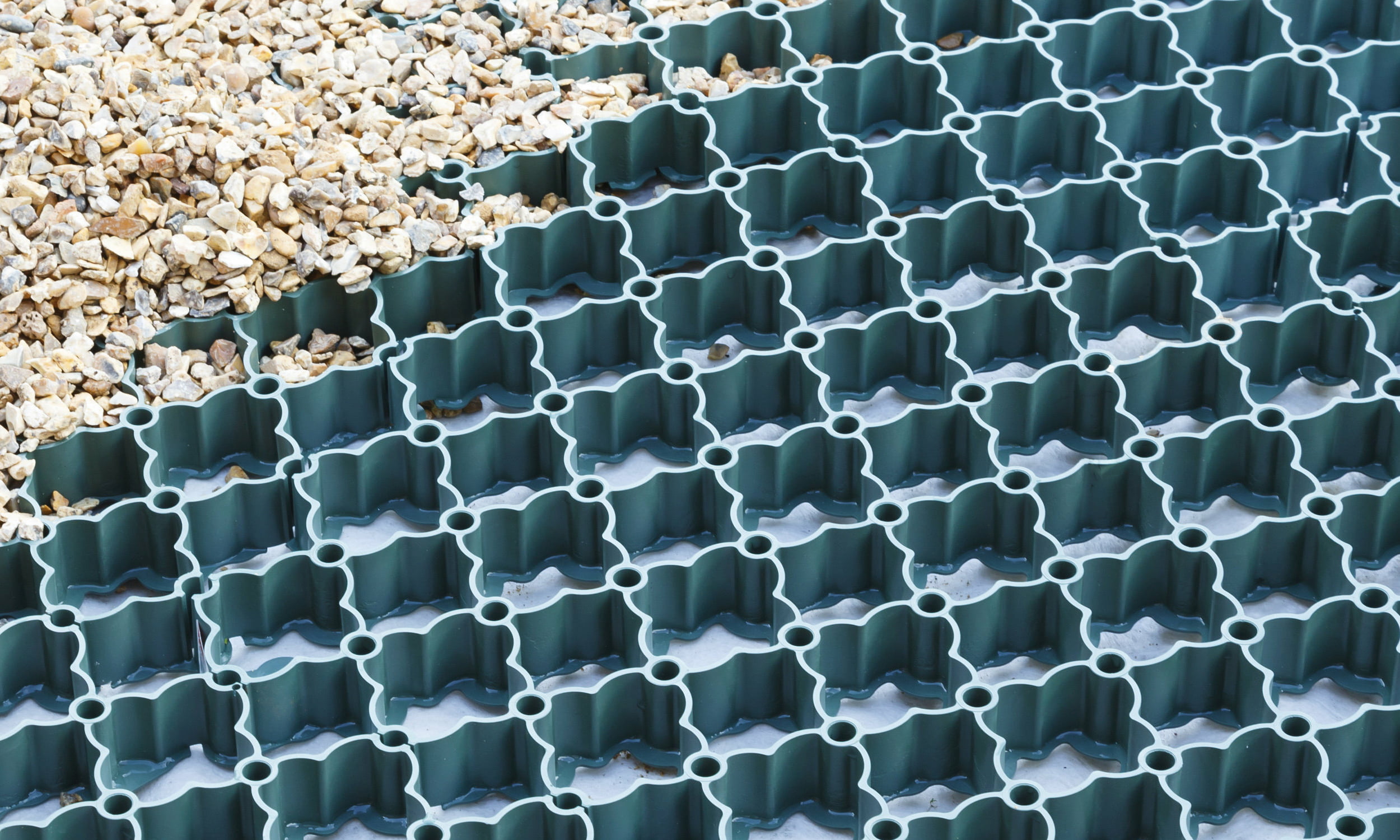 Gravel & Stone Plastic Grid Panel Suppliers UK